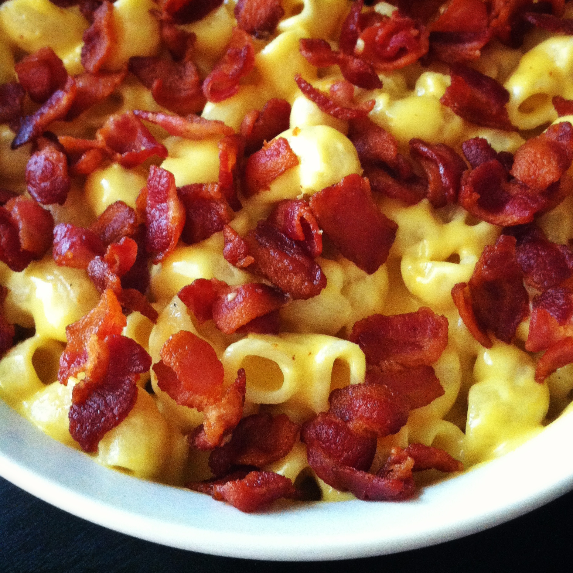 bacon mac n’ cheese | omfg. so good.